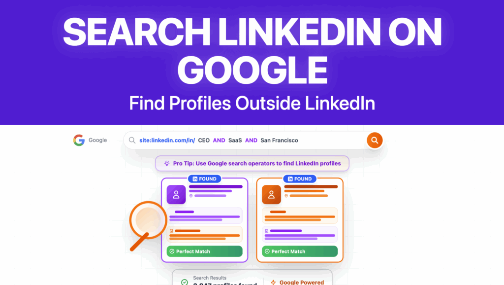How To Search Linkedin Profiles on Google? [2026 Tutorial]