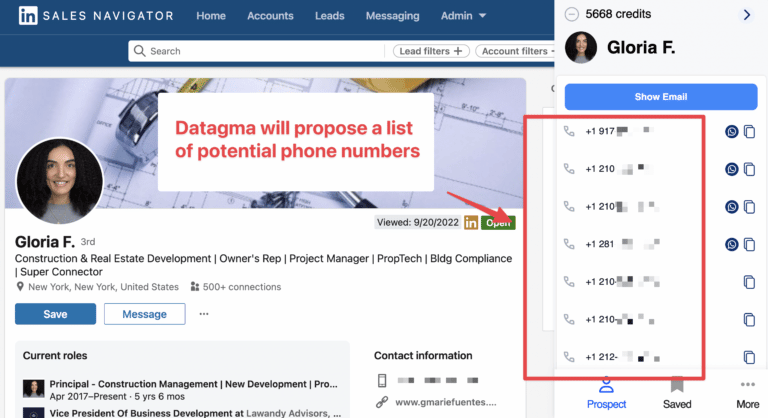 How To Get Phone Numbers From Linkedin Sales Navigator?