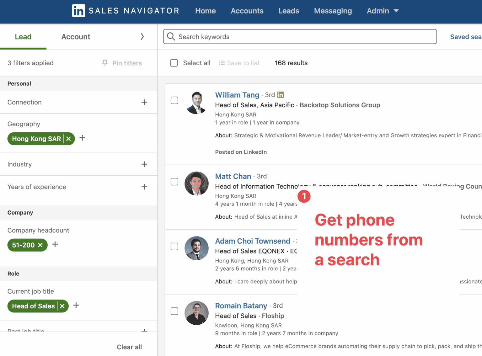 How To Get Phone Numbers From LinkedIn & Sales Navigator?