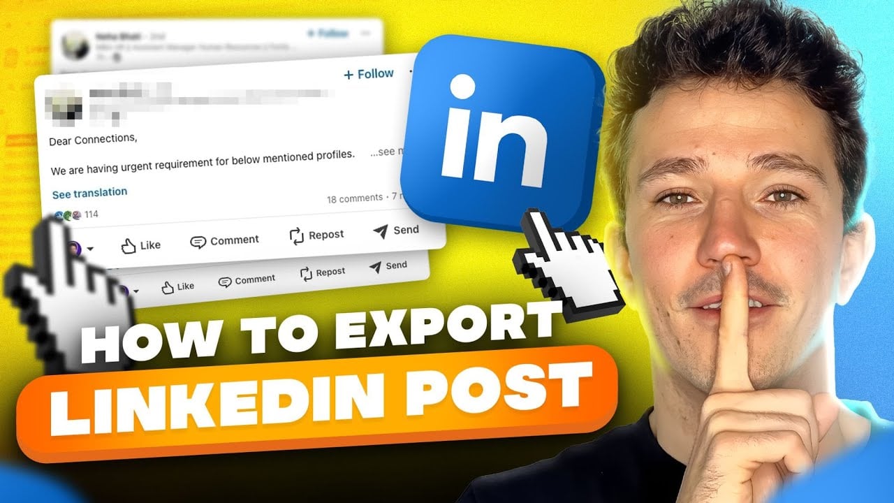 How To Export Linkedin Post Likers & Commenters? [2025]