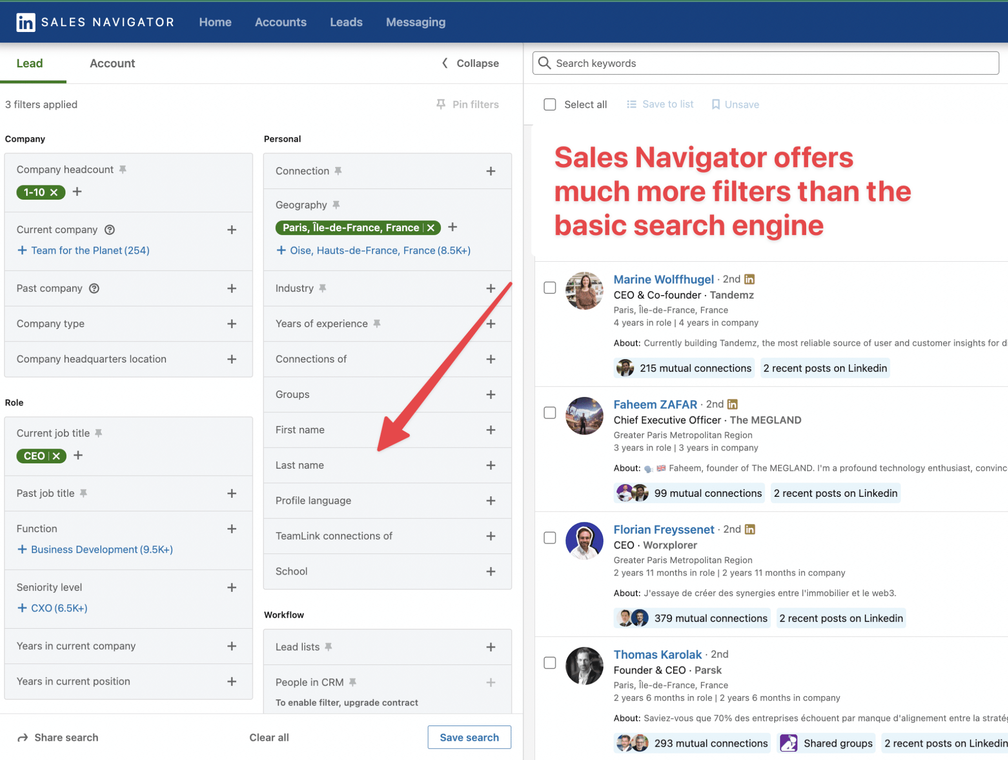 15 LinkedIn Sales Navigator Benefits and Features in 2025