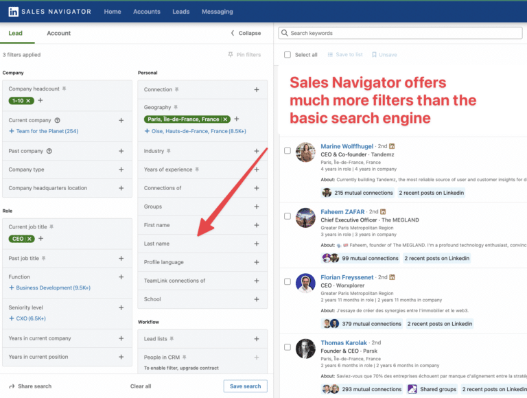 15 LinkedIn Sales Navigator Benefits and Features in 2025