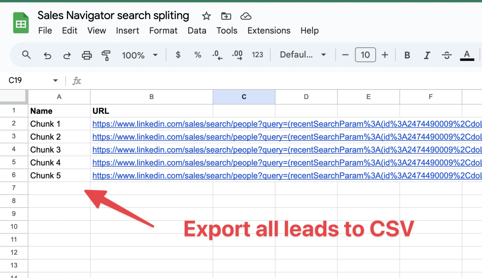 How to Export More Than 2500 Results in Sales Navigator