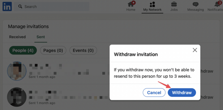 How To Withdraw An Invitation on LinkedIn? (2025 Tutorial)