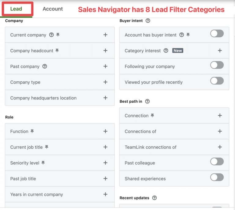 LinkedIn Sales Navigator Search Filters: 2025 Guide