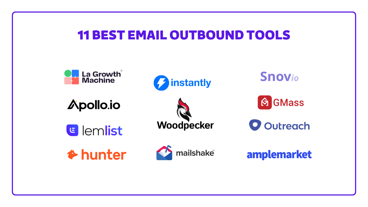 11 Best Email Outbound Tools To Boost Response Rate In 2025